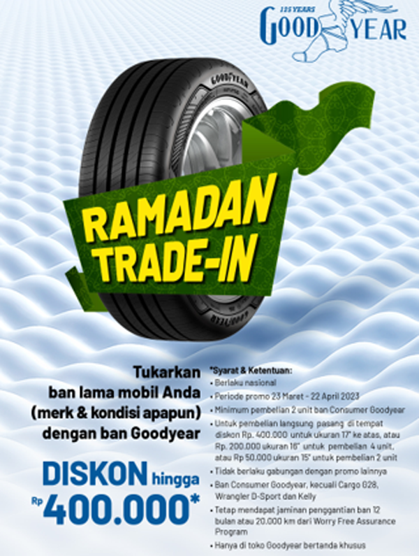 Goodyear Hadirkan Promo Tukar Ban Lama dengan Ban Baru