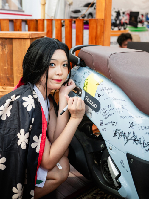 Yamaha Fazzio Hybrid Connected Ramaikan Event Jak-Japan Matsuri (JJM) 2023