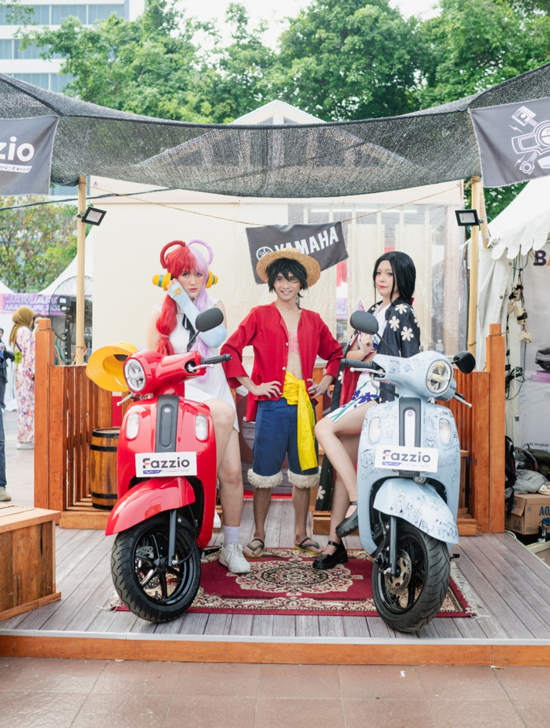 Yamaha Fazzio Hybrid Connected Ramaikan Event Jak-Japan Matsuri (JJM) 2023