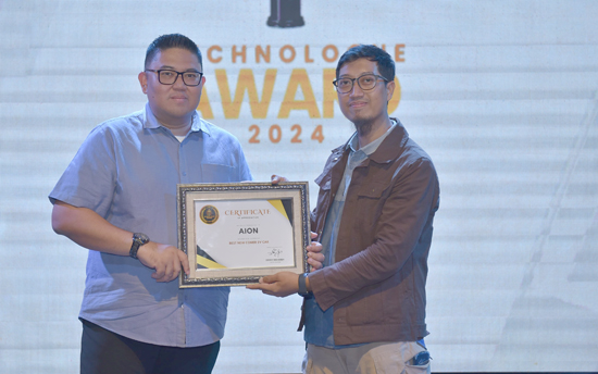 AION Raih Penghargaan Sebagai ‘Best New Comer EV Car’